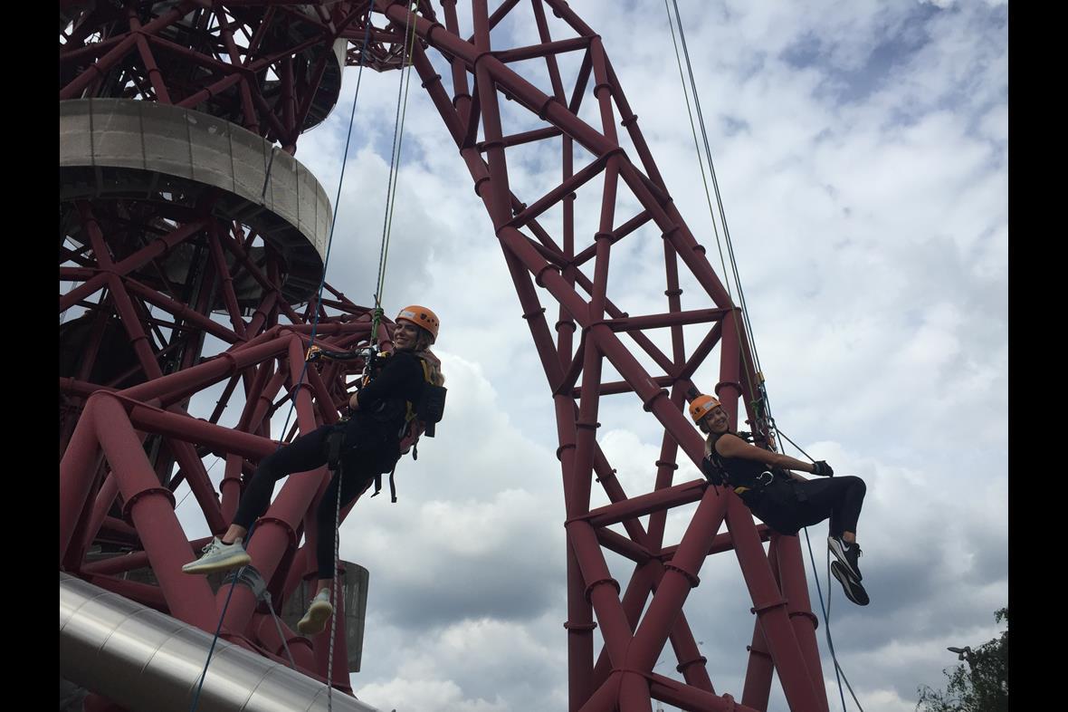 Abseil the ArcelorMittal Orbit | 9 July 2021 | Retail Trust